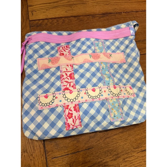 Matilda Jane | Accessories | Matilda Jane Blue Gingham Patchwork Heart ...